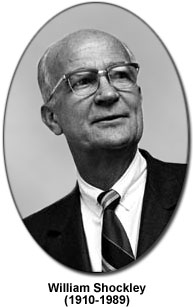 William Shockley, físico americano, desenvolveu o transístor, que ...