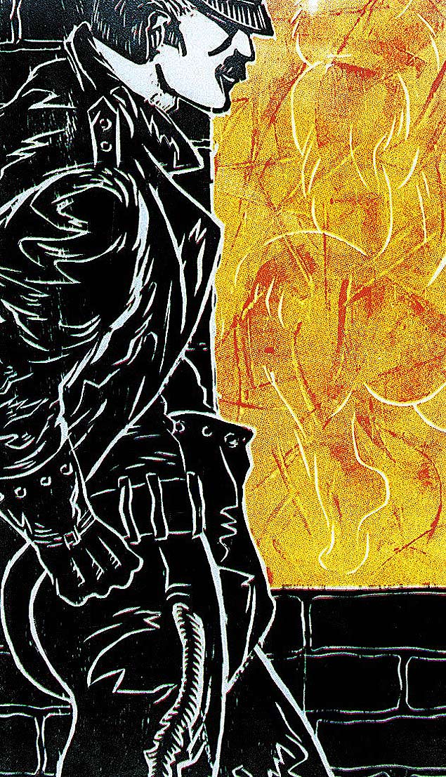 Alex Vallauri, artista plástico e grafiteiro italiano, nascido na ...