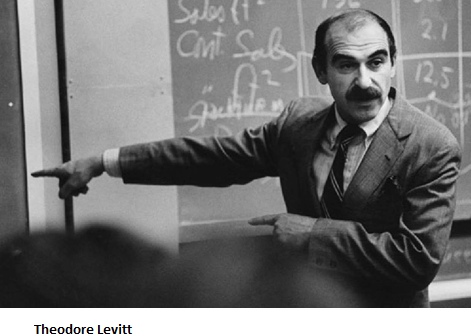 Theodore Levitt, foi um grande estudioso e um dos maiores nomes de ...