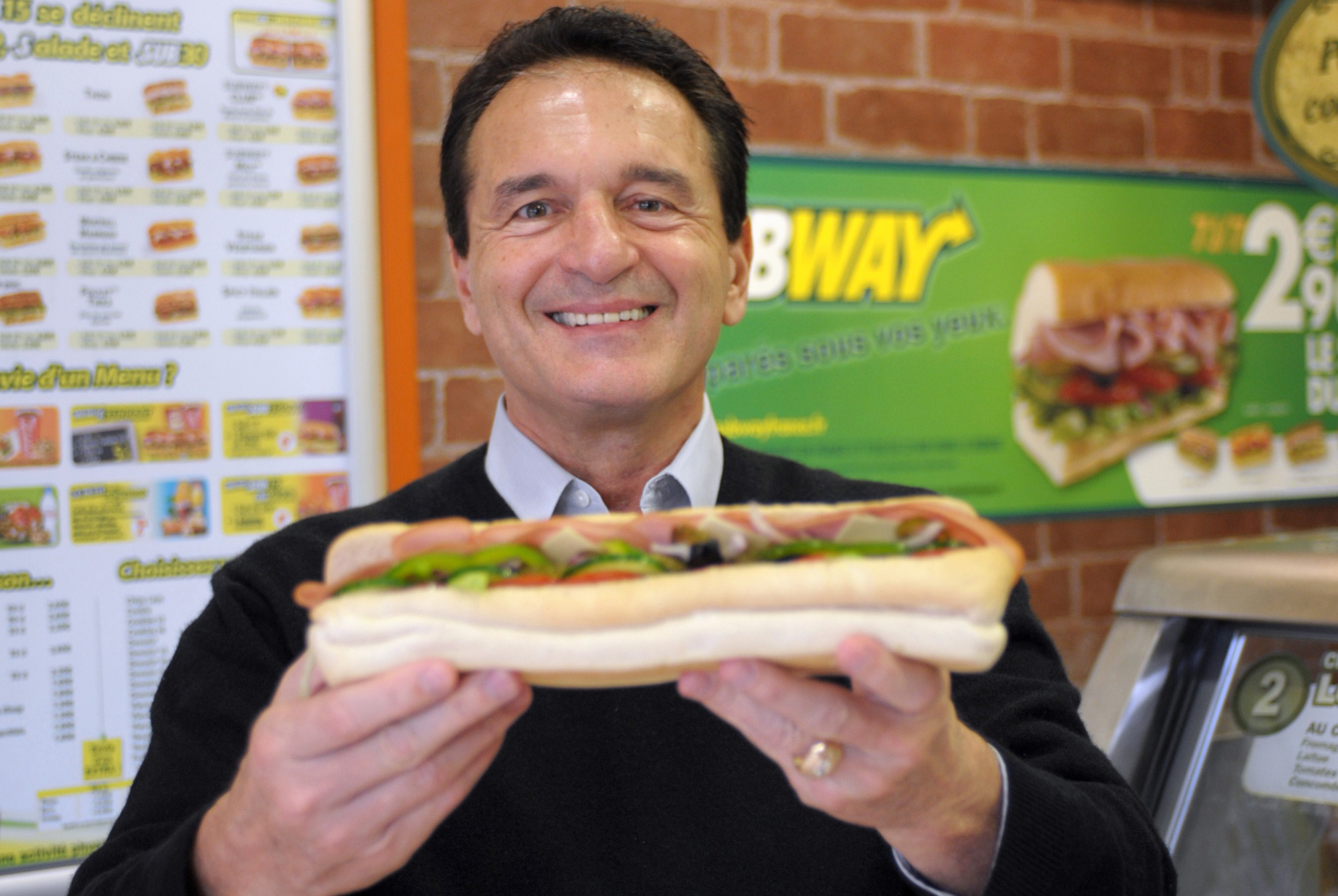 Fred DeLuca, empresário norte-americano, cofundador da rede Subway