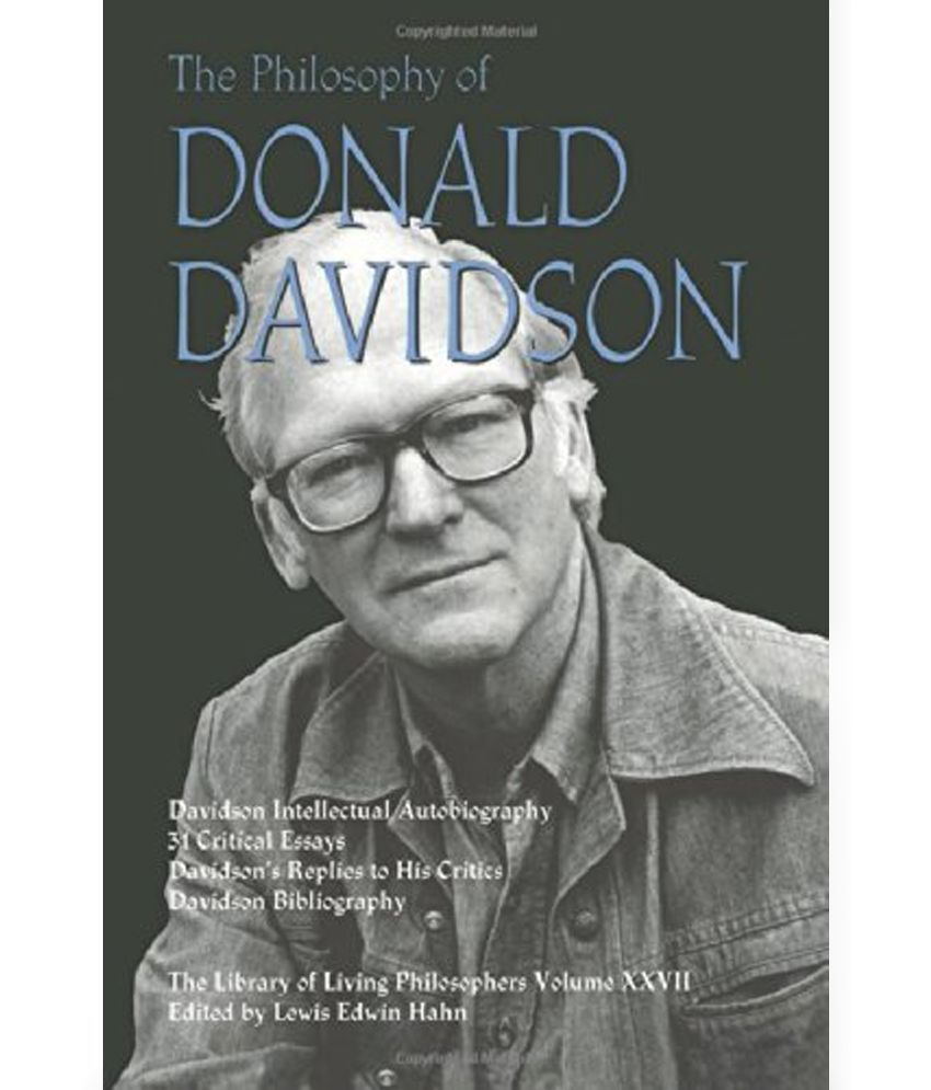 Donald Davidson, teve um papel marcante na filosofia contemporânea