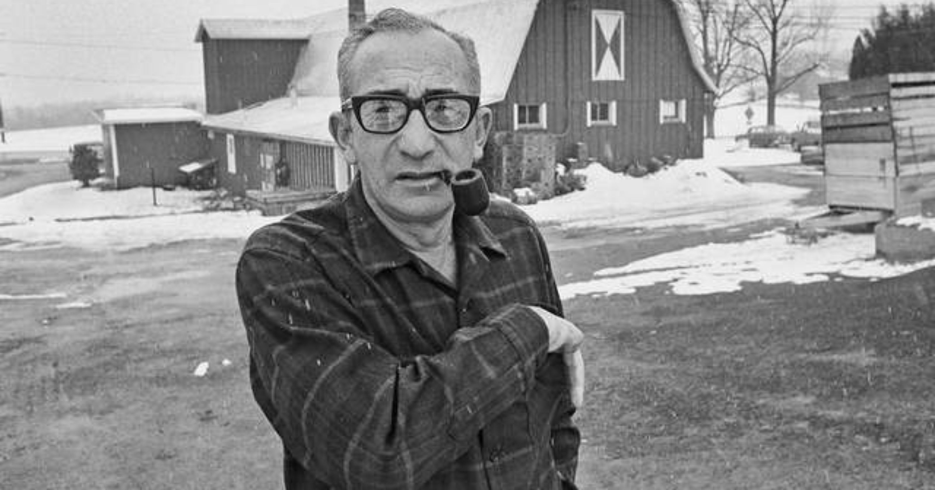 Max Yasgur, fazendeiro de laticínios, cuja fazenda leiteira de Sullivan ...