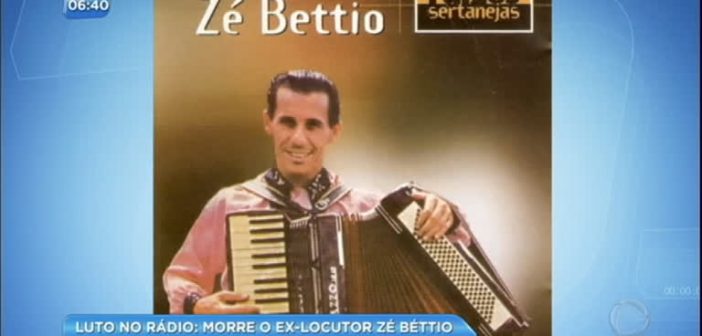 Zé Bettio, foi um dos mais famosos comunicadores do rádio brasileiro ...