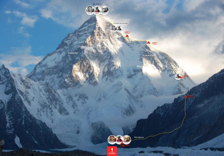 A primeira brasileira a alcançar o topo do K2