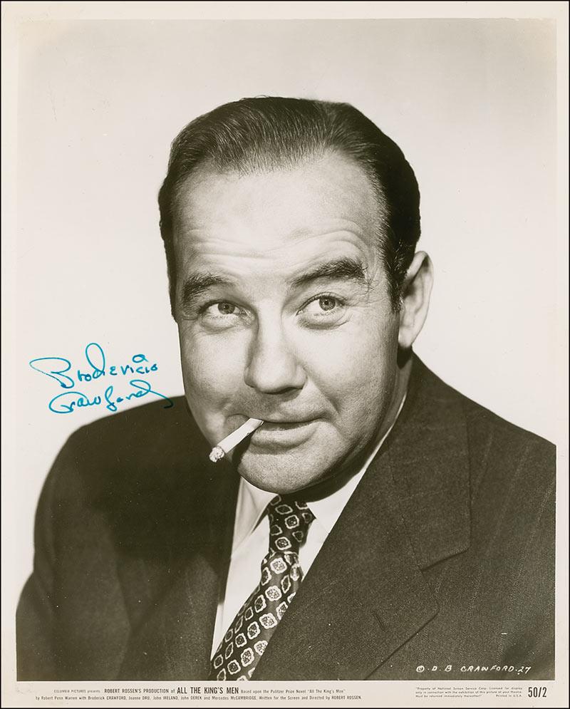 Broderick Crawford, interpretou o personagem Willie Stark em “A ...