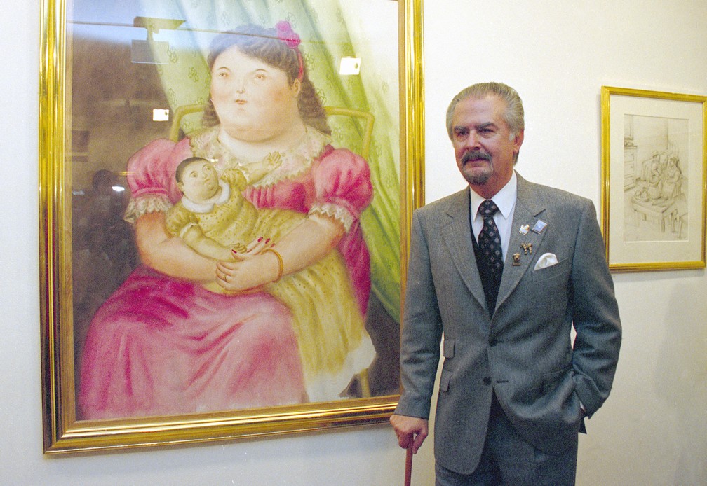 Fernando Botero, pintor, escultor e desenhista colombiano, ganhou fama ...