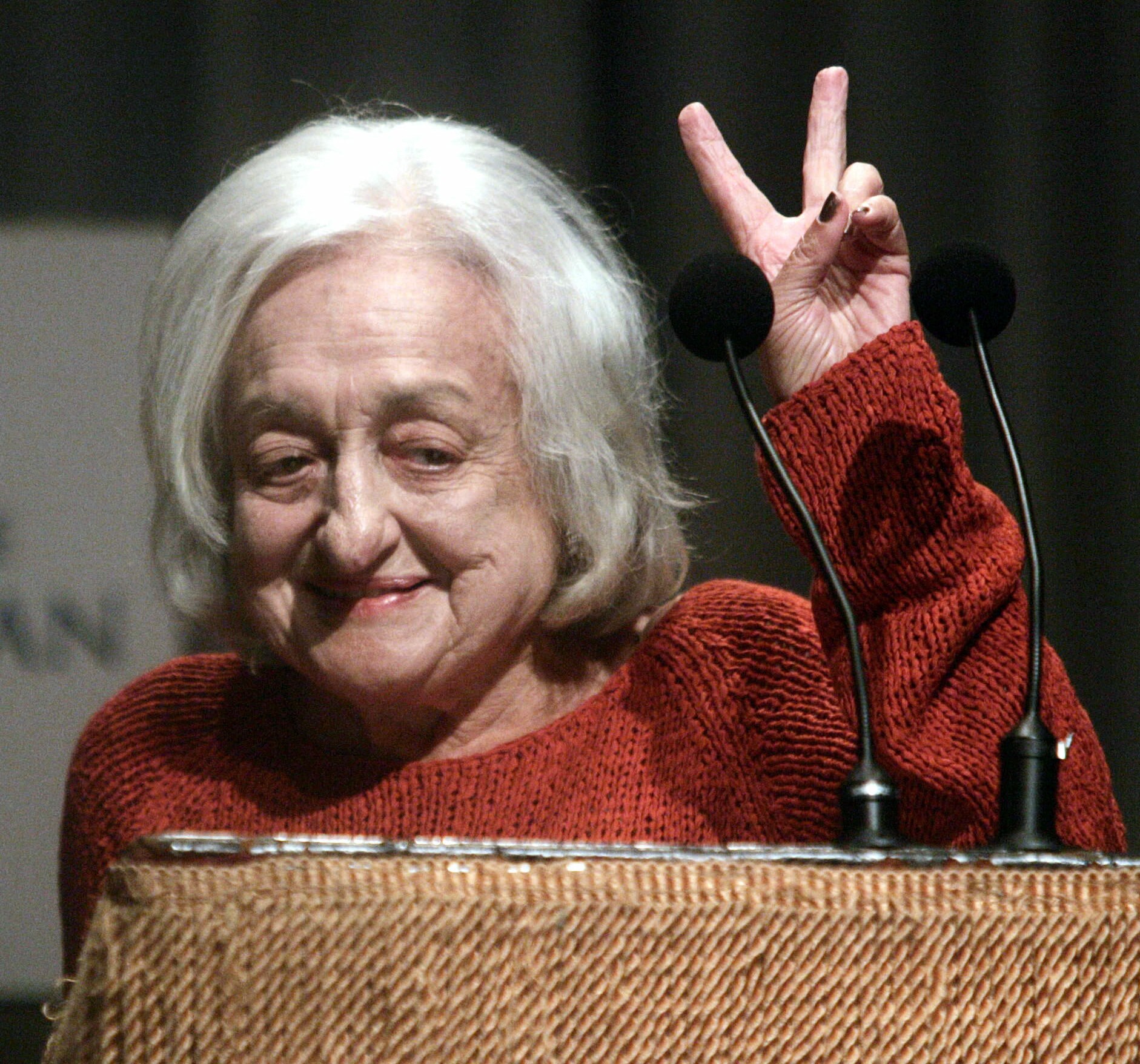 Betty Friedan (1921-2006), feminista e escritora norte-americana.