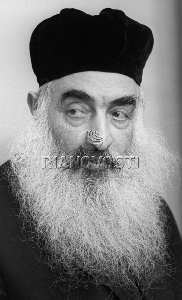 Yehuda Leib Levin rabino da sinagoga de Moscou considerado o líder ...