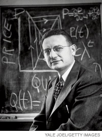 Paul Samuelson, professor americano, laureado com o Prêmio Nobel de ...